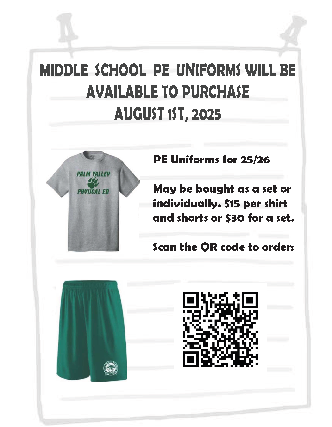 Middle School – Palm Valley Academy